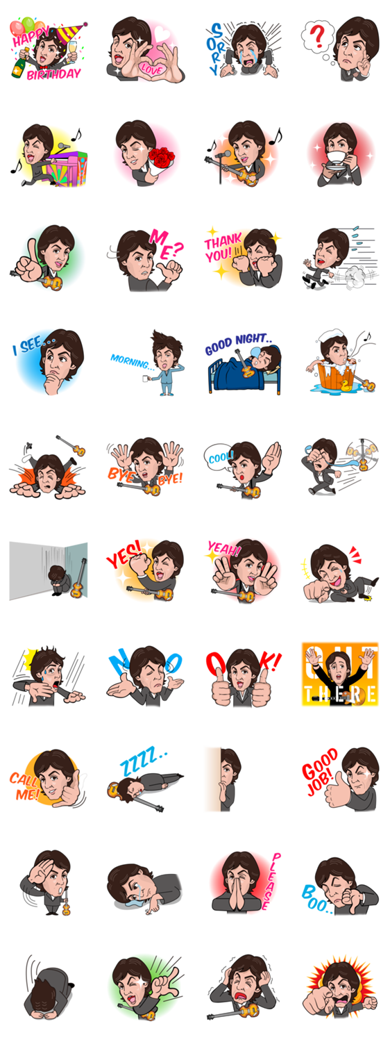 PAUL ON THE RUN: NEW Paul stickers available on LINE!