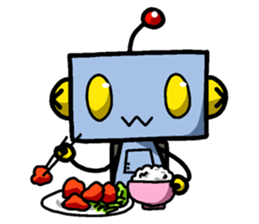 Ku-Chan - "Hebo" Robot by Pasona Tech,inc. sticker #754530