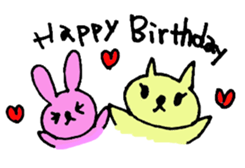 pyonko and nyonko by syururu sticker #1033712