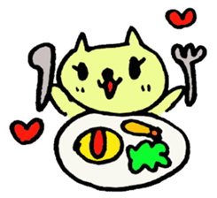 pyonko and nyonko by syururu sticker #1033707