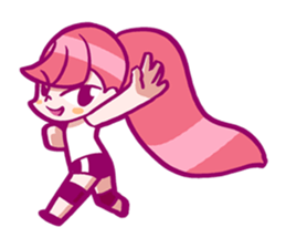 Sheena The Volleyball Ace by Nutty Studio sticker #1277340