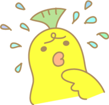 An easy crown bird by yuurin sticker #1644394