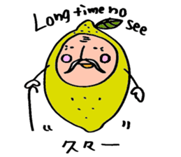 Let's talk in English with Lemon by tama&tamako sticker #1689375