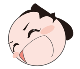 He is a sumo wrestler's apprentice by T.Tokku sticker #2022759