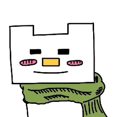 the squre cat by raorao