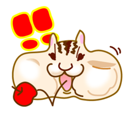 The stamp of a chipmunk "kariko" by Ayumomo