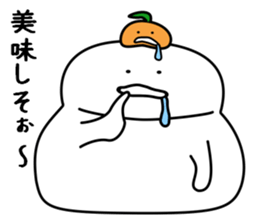 Mr.Kagami-mochi And Mrs. Mikan by Monta sticker #2737849