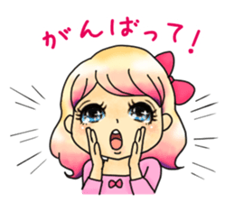 Girls talking sticker by kefuko