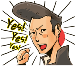 Banchou san and friends by hiran hiranpruck sticker #2896122