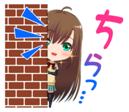 "Visualization girl" Hayu-chan stickers by Hirosekou sticker #3108828