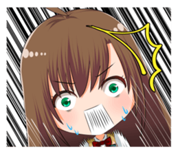 "Visualization girl" Hayu-chan stickers by Hirosekou sticker #3108829
