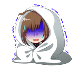 "Visualization girl" Hayu-chan stickers by Hirosekou sticker #3108830