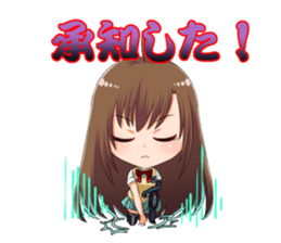 "Visualization girl" Hayu-chan stickers by Hirosekou sticker #3108841