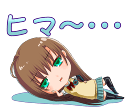 "Visualization girl" Hayu-chan stickers by Hirosekou sticker #3108845