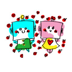 Robocho&Robotty by Migiworld