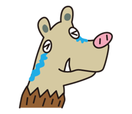 Wild boar and pig by TheShimones sticker #3118081