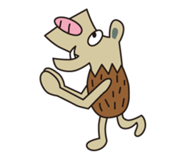 Wild boar and pig by TheShimones sticker #3118089