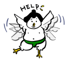 Sumo wrestler PIYOMARU by Yamashita1016 sticker #3133829