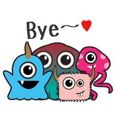 Monster line Sticker by YONEFU