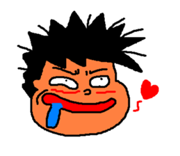 Yamada's face Mr. Yamada who is love by Hiramatsu Takayuki sticker #3761653
