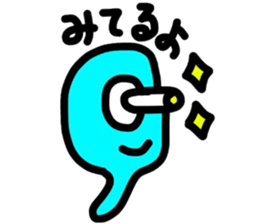 one point face by nekotomo sticker #3772702