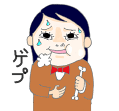 Japanese high school student, TURU. by Monte Carlo sticker #4024782