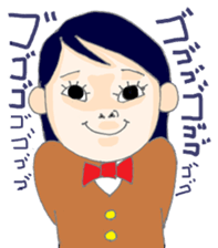 Japanese high school student, TURU. by Monte Carlo sticker #4024783