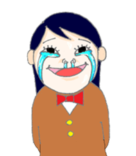 Japanese high school student, TURU. by Monte Carlo sticker #4024806