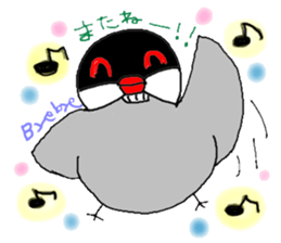 Chibimaru-Chibimaru of sakurabuncyo- by elly sticker #4298723