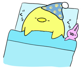 chick chicken life by tobari sticker #4545136