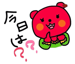 Everyday life of red bears by fuyunecom sticker #4810922