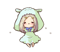 Soft and fluffy girl Sticker by tetsu naginobu sticker #5067042