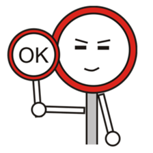 traffic signs by deden hardian sticker #5136114