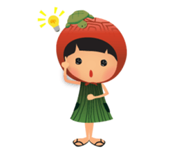 Ang Ku Kueh Girl and Friends by Ang Ku Kueh Girl and Friends sticker ...