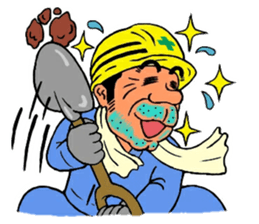 Four best bosses by taisuke kobayashi sticker #5147526