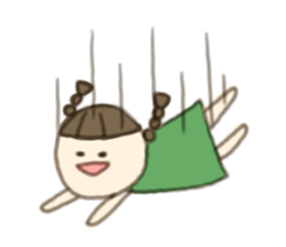 kurumi of the braid hair by yatabe sticker #5244468