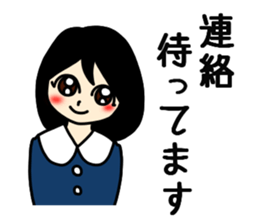 Female senior high school student by cosotto sticker #5277623