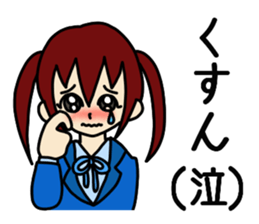 Female senior high school student by cosotto sticker #5277627