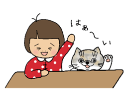 SUMIRE and MOCO by fuwamoco sticker #5398160