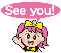 Momocchi, the official mascot of Okayama by Okayama Prefecture sticker ...