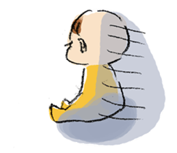 Good luck mom!Baby Series by Eriko sticker #5431400