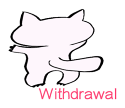 Specter cat MANYA (English version) by Yuichi Takata sticker #5603896