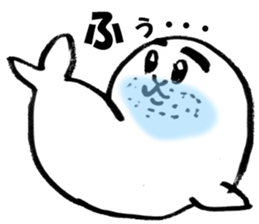 kawaii cute seal by RINZO sticker #5692178