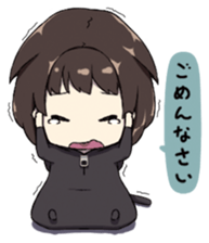 Kigurumi cat kun by Kazuya Ito sticker #5901954