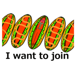 Alien Hot Dog star by MIRO UTAMATSURI sticker #6066648