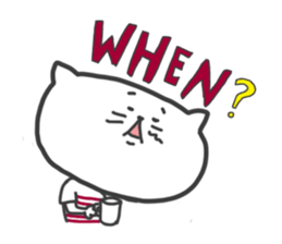 Zoe and Her Cat's Vacation by Zoe Huang sticker #6187515