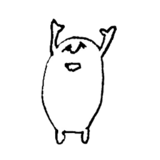 hand drawing human of "hi" by HYG