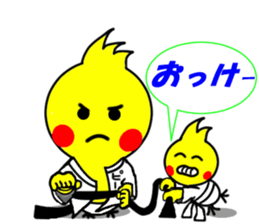 Cute "Chibi" and "Pee-kun" Okapi 2 by Akinori sticker #6762496