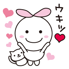 Ribbon girl and cat by yamapi