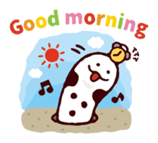 Spotted garden eel and friends by sunshine aquarium sticker #6905632
